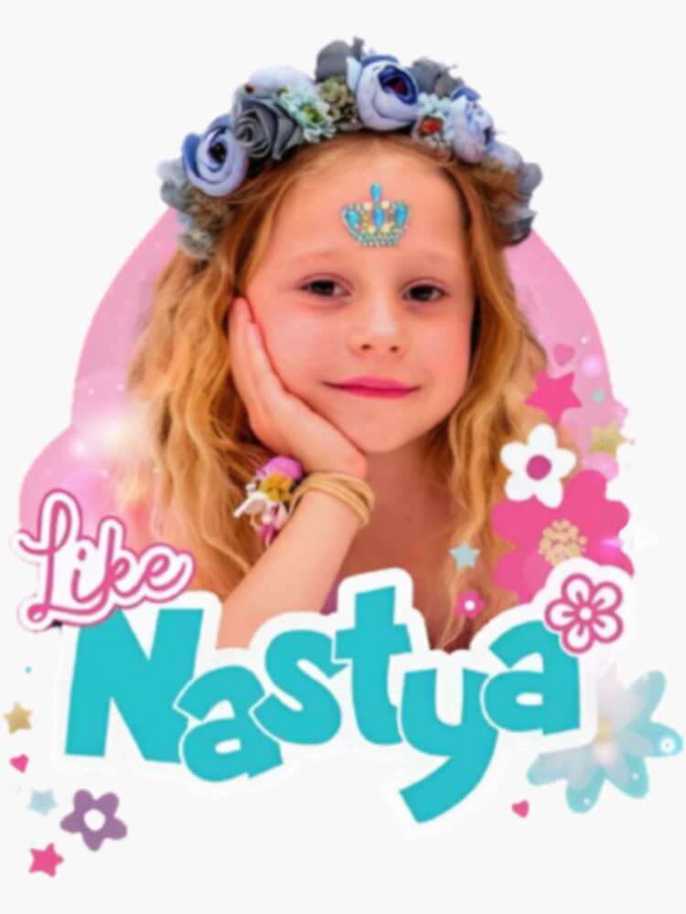 "Like Nastya " Sticker for Sale by MeganWilhelm3 | Redbubble