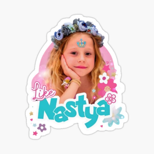 "Like Nastya " Sticker for Sale by MeganWilhelm3 | Redbubble