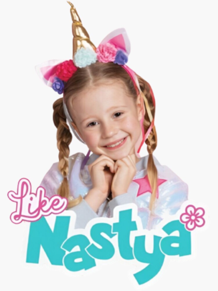 "Like Nastya " Sticker for Sale by MeganWilhelm3 | Redbubble
