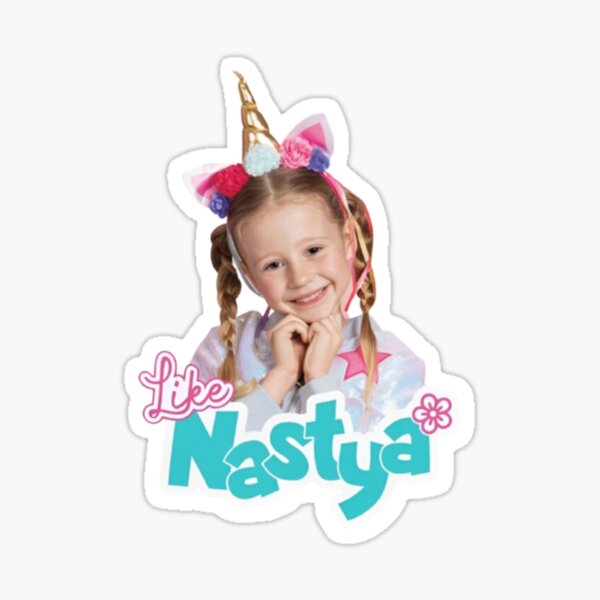 "Like Nastya " Sticker for Sale by MeganWilhelm3 | Redbubble