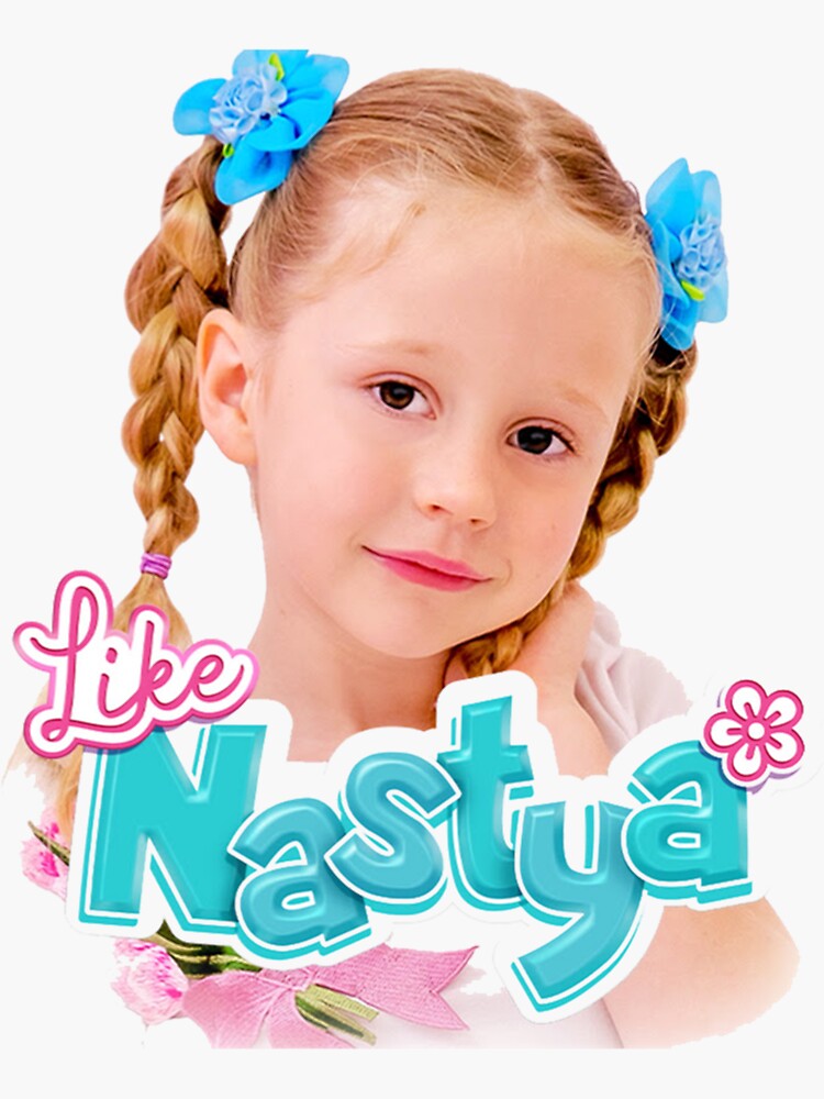 "Like nastya (2)" Sticker for Sale by MeganWilhelm3 | Redbubble