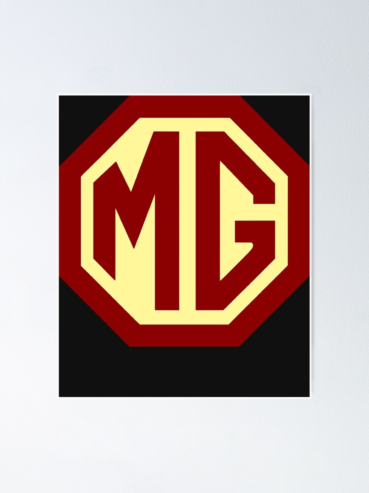 "Classic cars logo mg" Poster for Sale by brittagertiepc | Redbubble