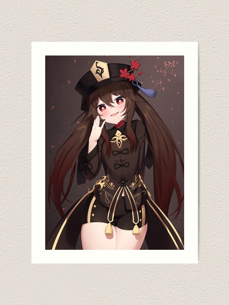 "Genshin Impact Hu Tao Drawing" Art Print for Sale by Desvoahuat ...