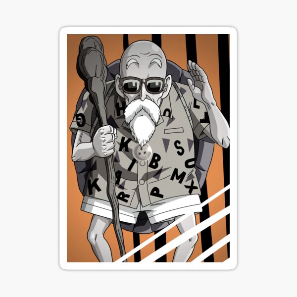 "Master Buten Dragon Ball Z" Sticker for Sale by GregoryStea56 | Redbubble