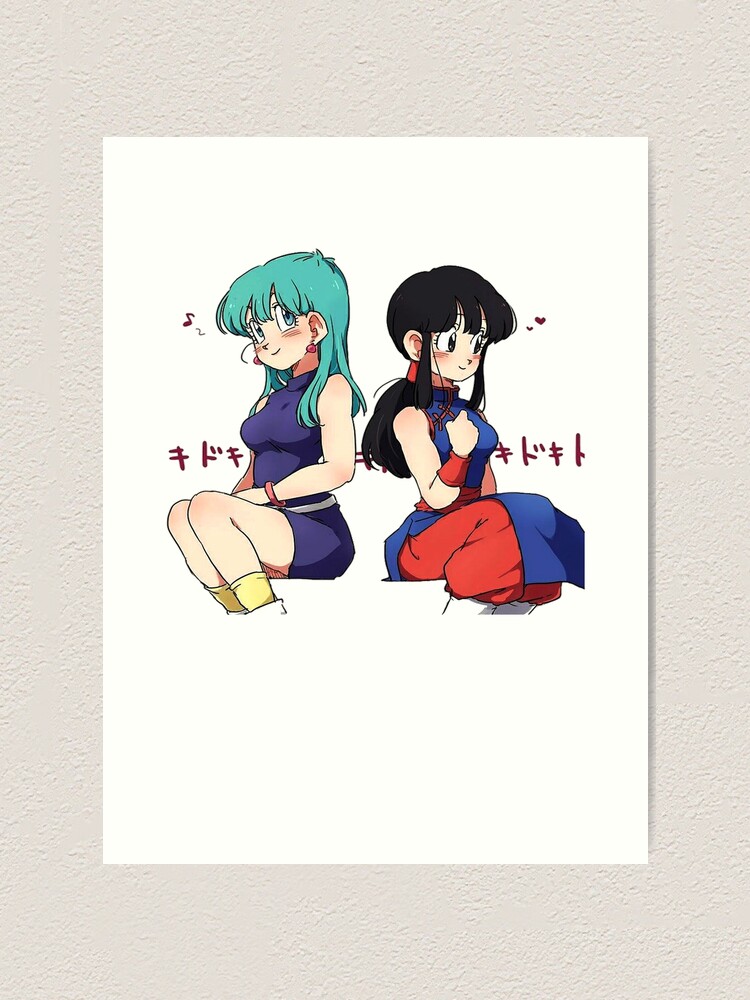 "Bulma and Chichi dragonball" Art Print for Sale by Tien690 | Redbubble