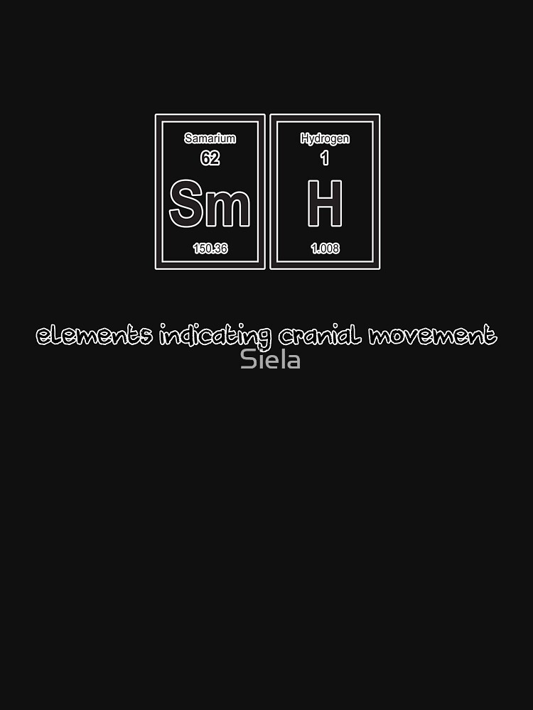 "SmH the Elements of Cranial Movement Text Periodic Table of Elements ...