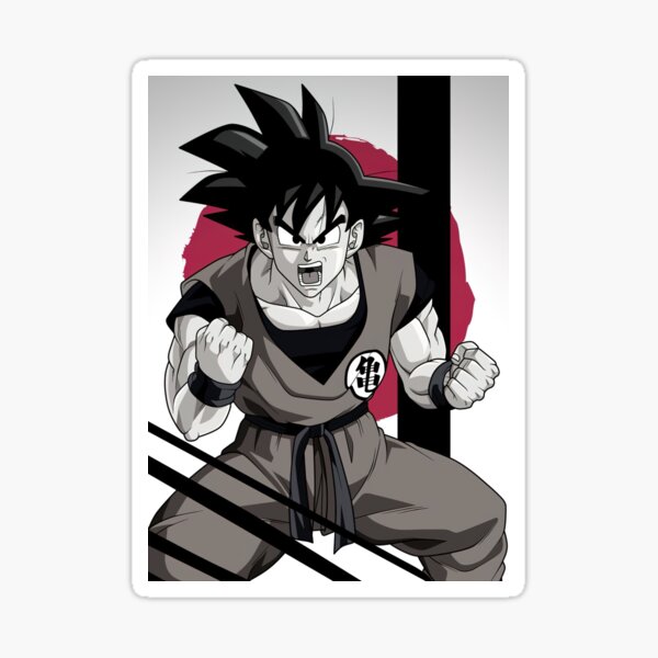 "Dragon Ball Z Son Goku" Sticker for Sale by GregoryStea56 | Redbubble