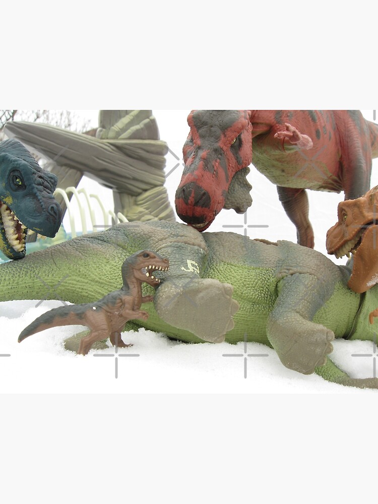 "T-rex Family Dinner" Poster by raizepeace | Redbubble