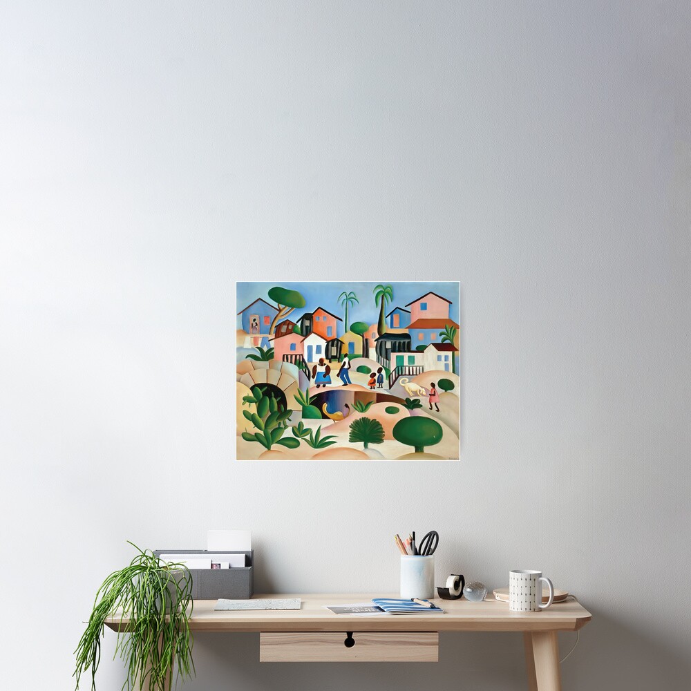 "Tarsila do Amaral Morro Da Favela 1945" Poster for Sale by ...