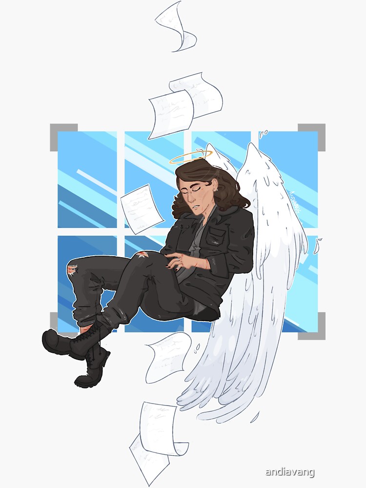 "Angel Connor (Dear Evan Hansen)" Sticker for Sale by andiavang | Redbubble