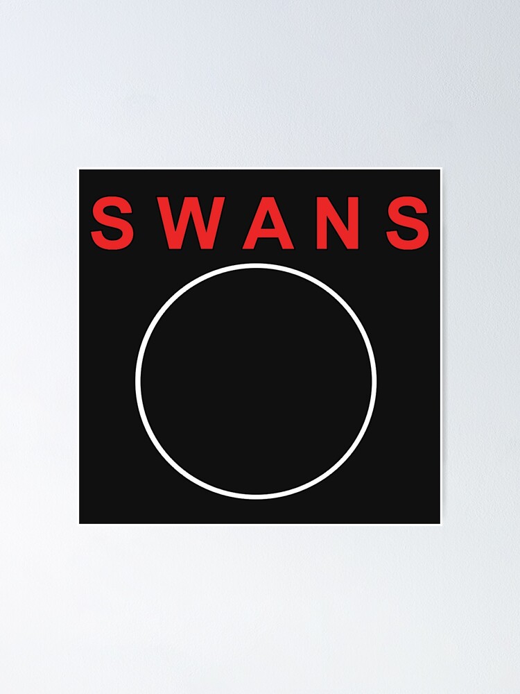 "Music Logo Swans Band Designs" Poster for Sale by Brome77 | Redbubble