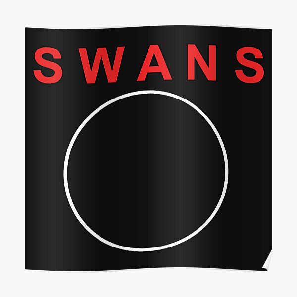 "Music Logo Swans Band Designs" Poster for Sale by Brome77 | Redbubble