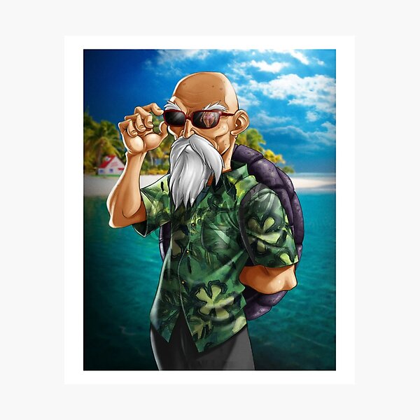 "Master Roshi dragonball" Photographic Print for Sale by Tien690 ...