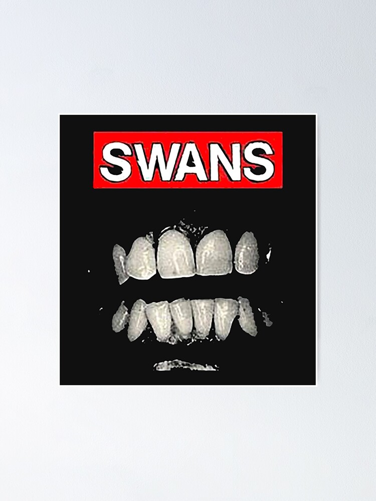 "Music Logo Swans Band Designs" Poster for Sale by Brome77 | Redbubble
