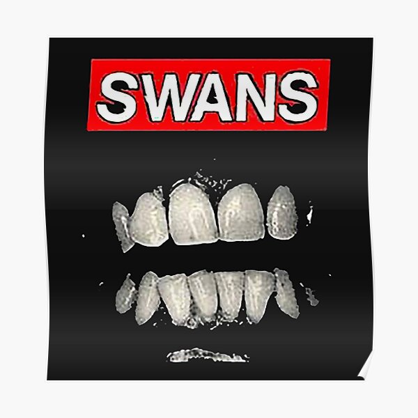 "Music Logo Swans Band Designs" Poster for Sale by Brome77 | Redbubble