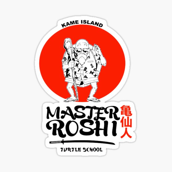 "Master Roshi dragonball classic" Sticker for Sale by Tien690 | Redbubble