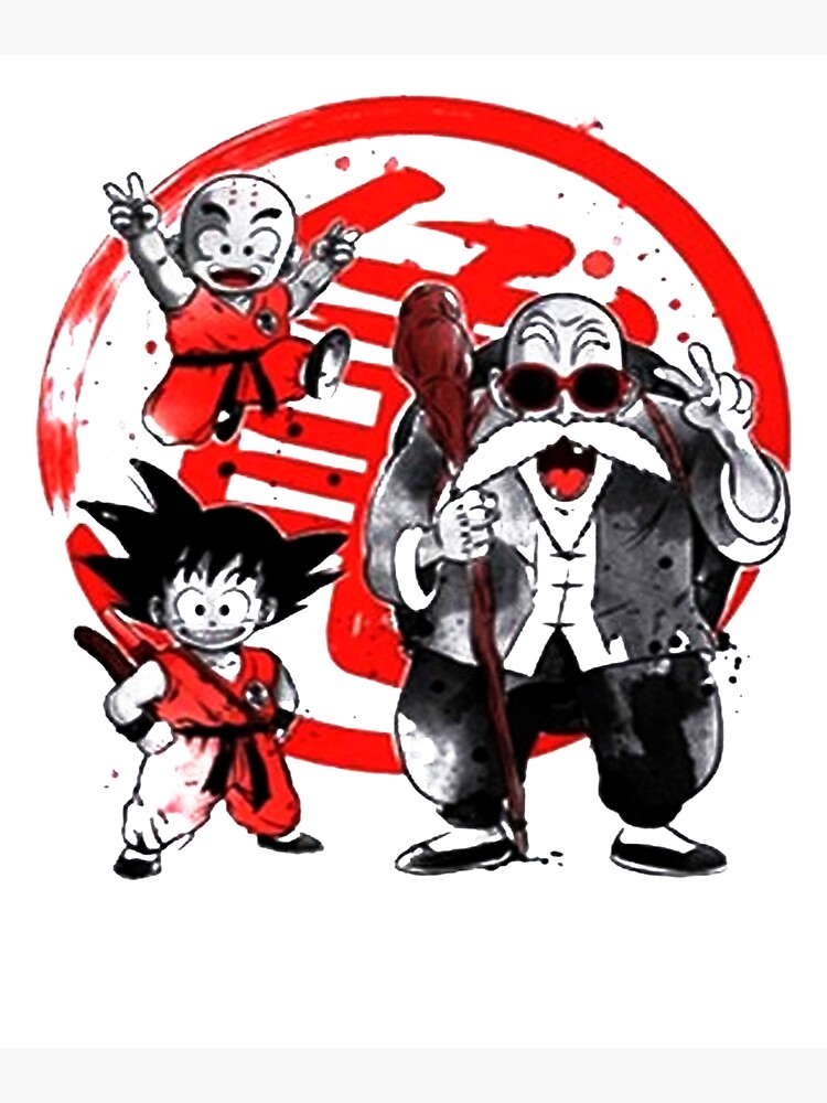 "Goku and Master Roshi dragonball" Poster for Sale by Tien690 | Redbubble
