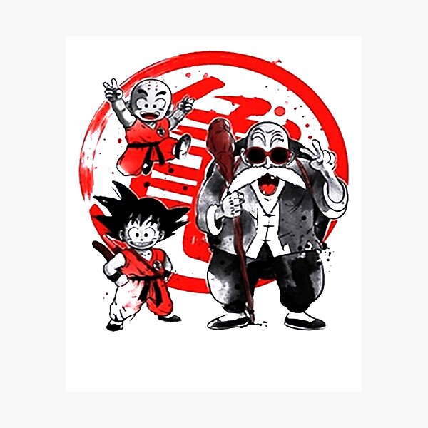 "Goku and Master Roshi dragonball" Photographic Print for Sale by ...