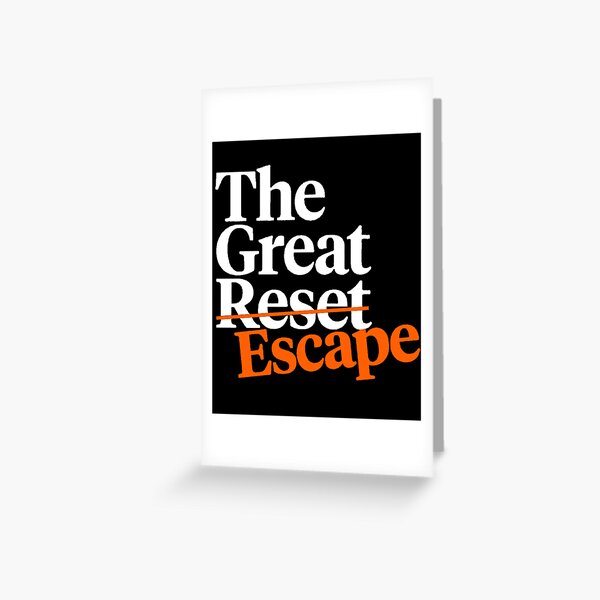 "Elegant Cus klaus schwab the great reset Design " Greeting Card for ...
