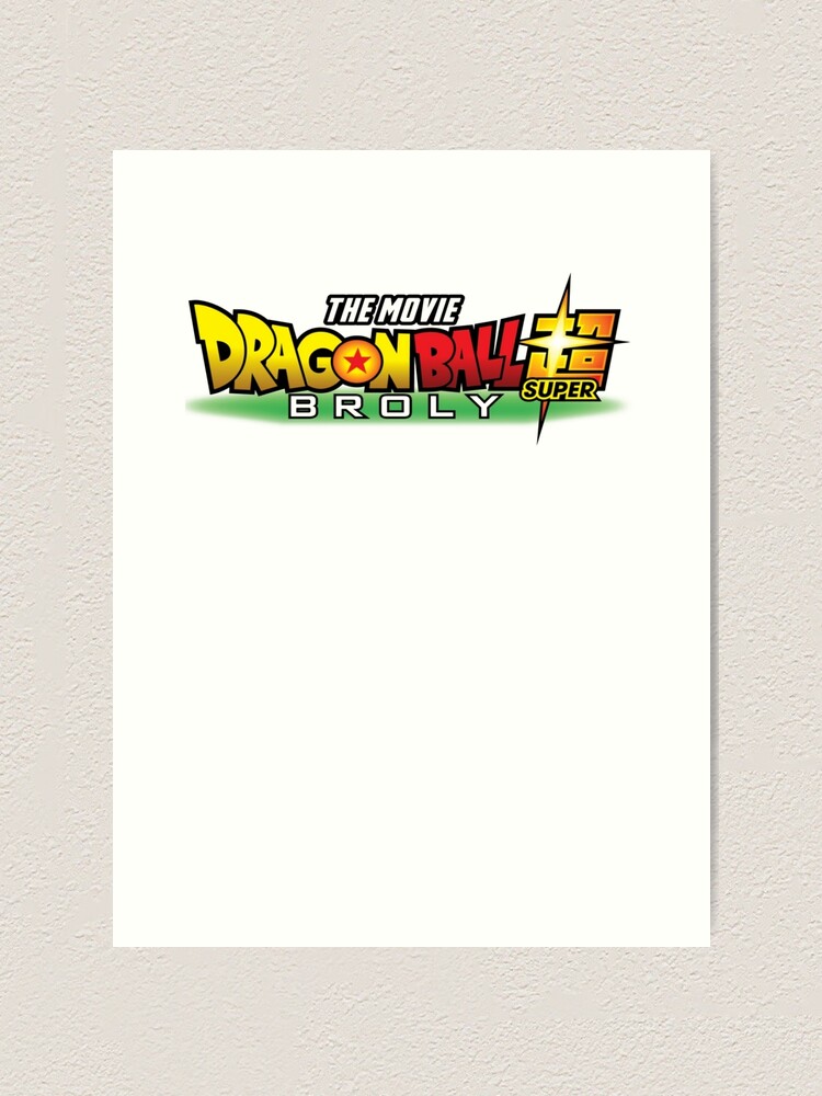 "Broly dragonball logo" Art Print for Sale by Tien690 | Redbubble