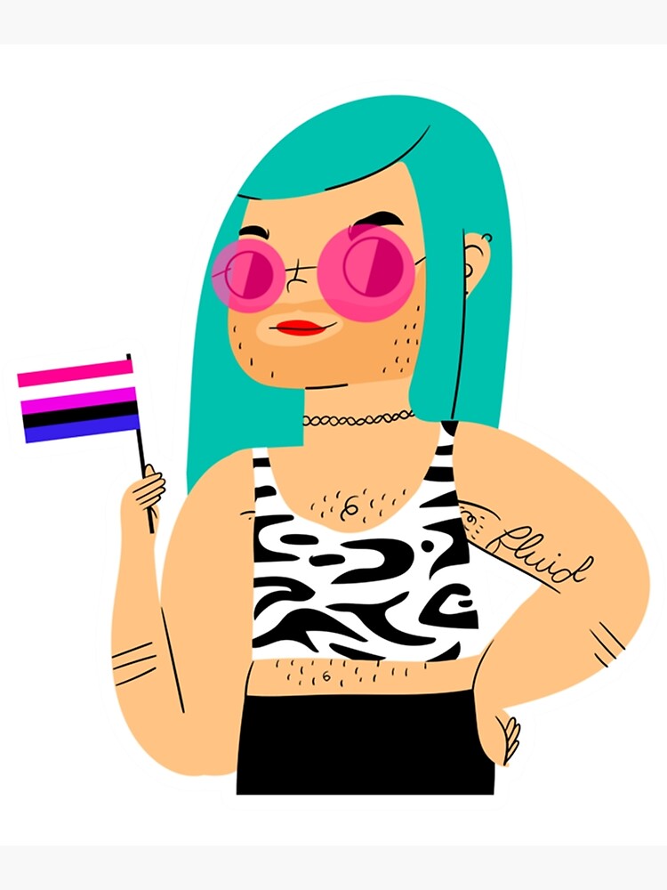 "Gender Fluid Generation LGBTQIA Pride Month " Poster for Sale by ...