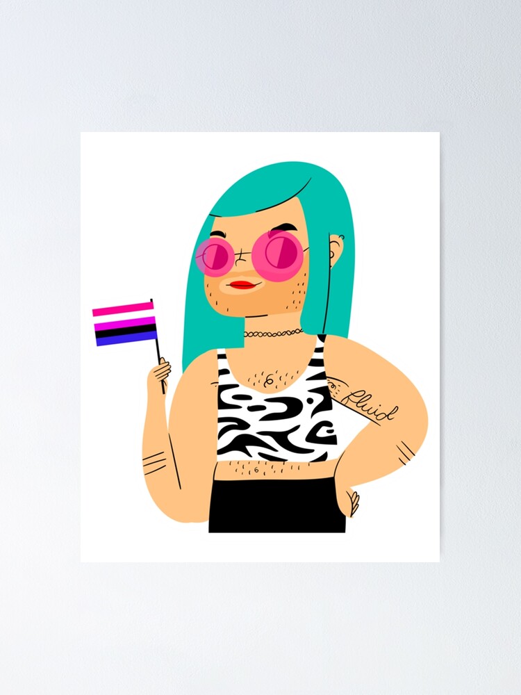 "Gender Fluid Generation LGBTQIA Pride Month " Poster for Sale by ...