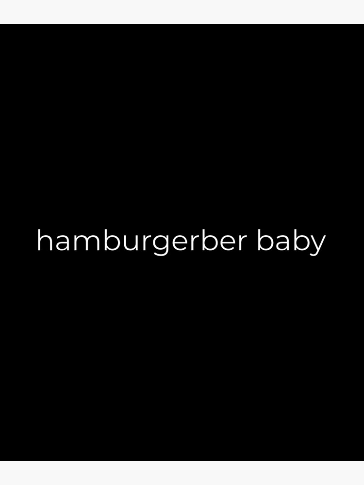 Lámina fotográfica «Hamburguesa Bebé Divertido Viral Meme Premium» de ...