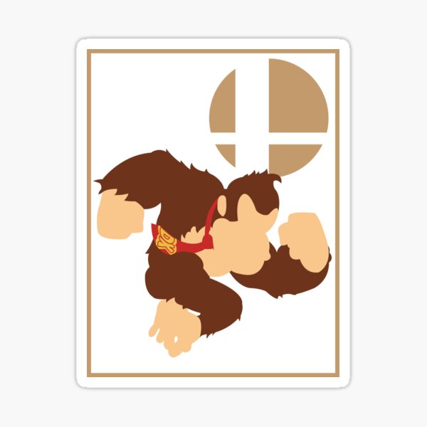 "Kong" Sticker for Sale by Swiggyizzy | Redbubble