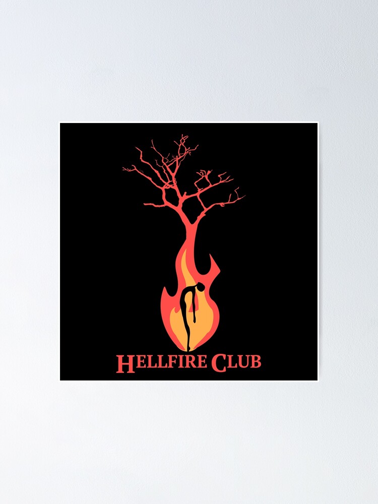 Póster «CAMISETA HELLFIRE CLUB STRANGER THINGS VECNA» de miraidesigns ...