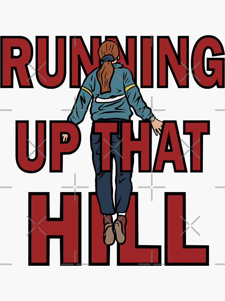 "Stranger Things The Best Max Running Up That Hill Retro" Sticker for ...