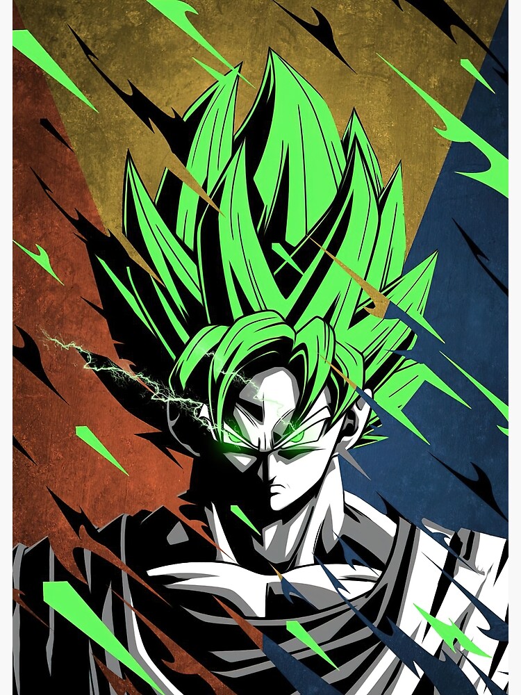 "Green Goku" Poster for Sale by GlennButler27 | Redbubble