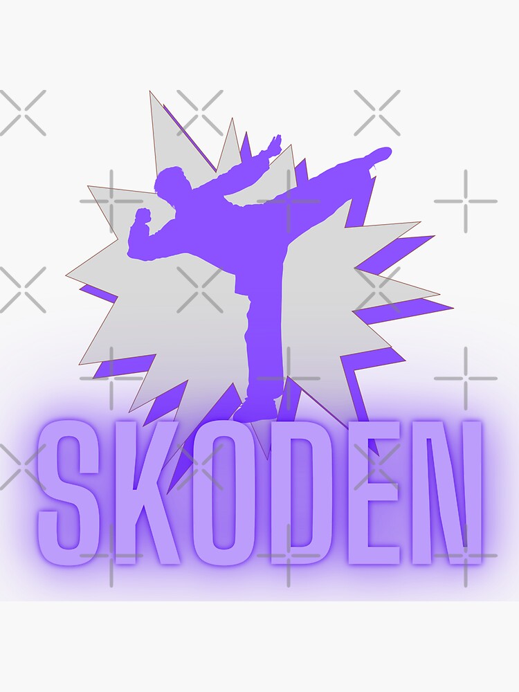 "Skoden Kung Fu" Sticker for Sale by NDNlook | Redbubble