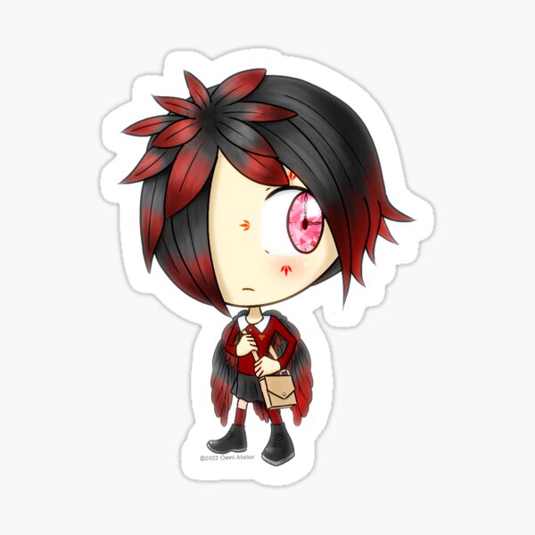 "Chibi Asha" Sticker for Sale by ValChaon | Redbubble