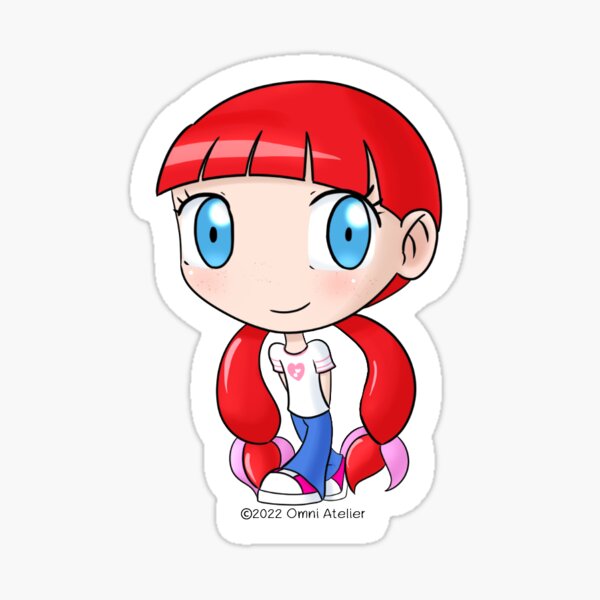 "Chibi Akane" Sticker for Sale by ValChaon | Redbubble