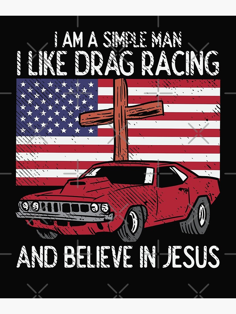Lámina fotográfica «DRAG RACING / JESÚS: Drag Racing y Jesús» de ...