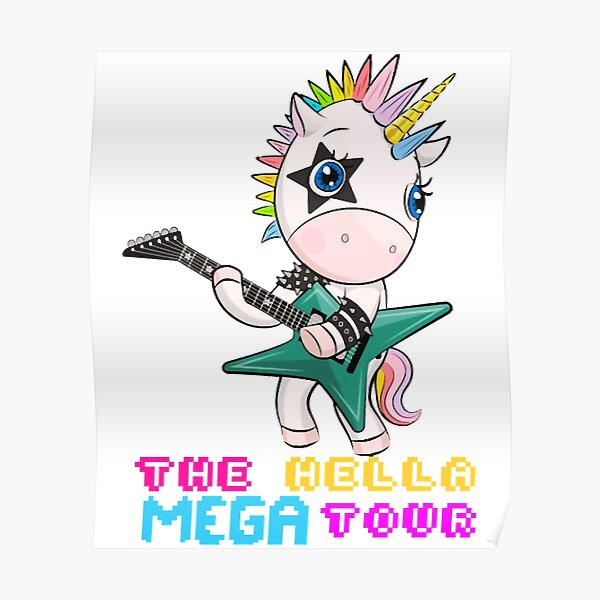 "The Mega Tour Hella Event 2022" Poster for Sale by Pelotonshop15 ...