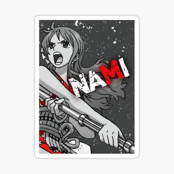 "Nami One Piece" Sticker for Sale by JaredWiseman | Redbubble