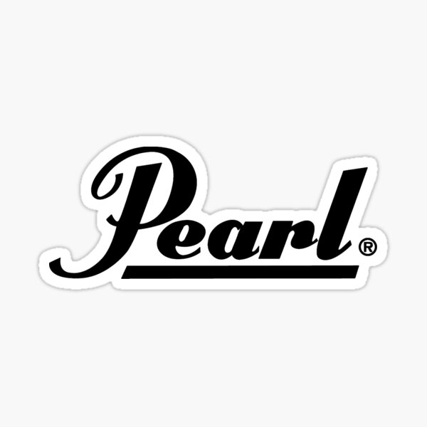 "pearl-drum-logo" Sticker for Sale by KadeKutch421 | Redbubble