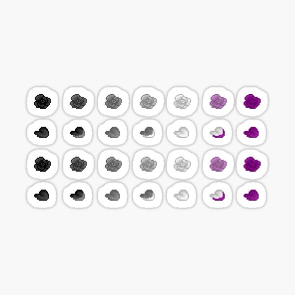 "Ace Roses Sticker Sheet" Sticker for Sale by Roxzania | Redbubble