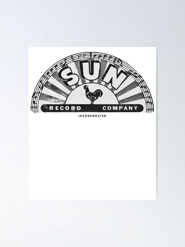 "sun records logo" Poster for Sale by ZubiateBradin | Redbubble