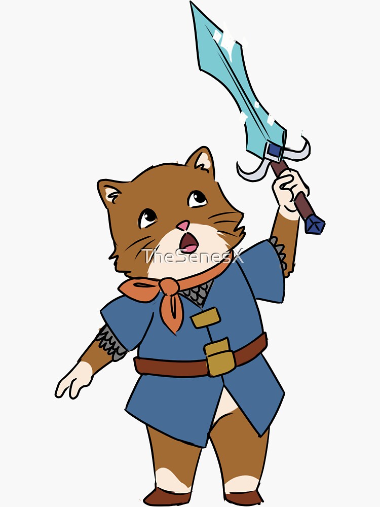 "Cat Knight" Sticker for Sale by TheSenesX | Redbubble