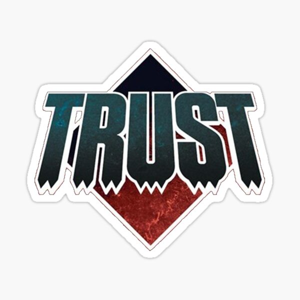 "Trust Band Rock French" Sticker for Sale by ISAIASFLORES | Redbubble