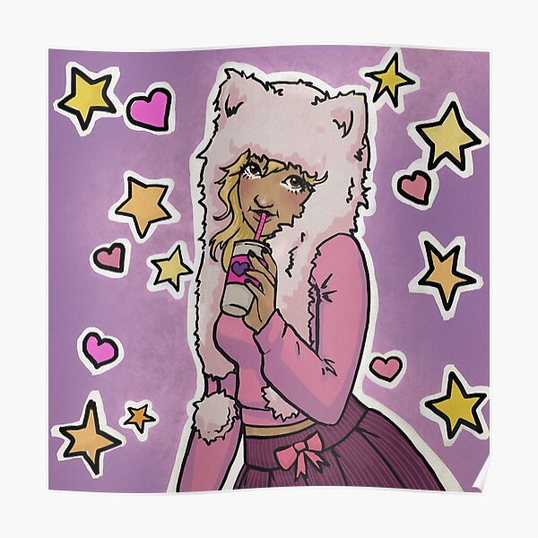 "Gyaru!" Poster for Sale by madellineaya | Redbubble