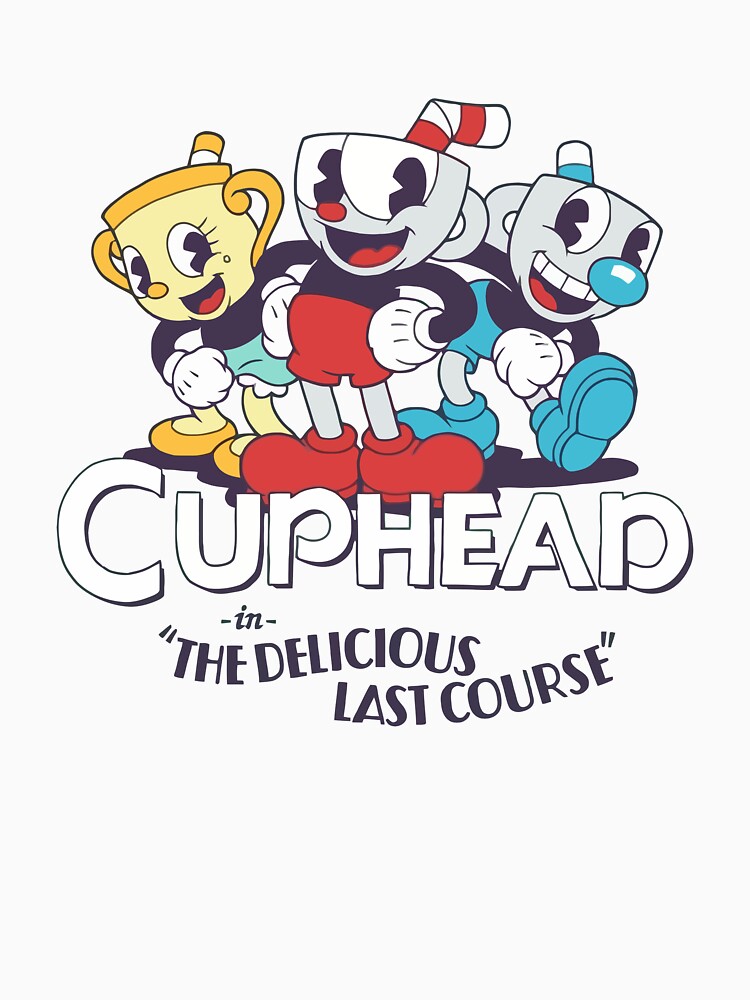 "The Delicious Last Course" T-shirt by faheyrowan | Redbubble | cuphead ...
