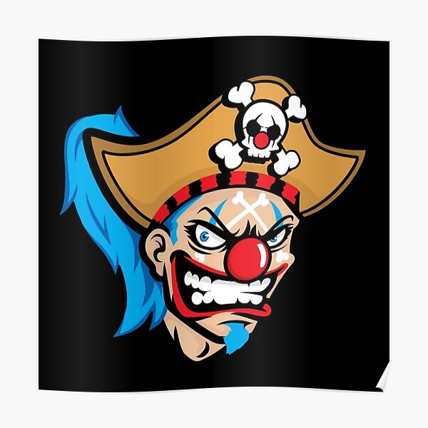 "Buggy The Clown Yonko" Poster for Sale by Aeyssa | Redbubble