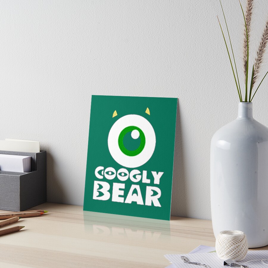 "Monsters Inc , Schmoopsie Poo Shirt, Googly Bear " Art Board Print for ...