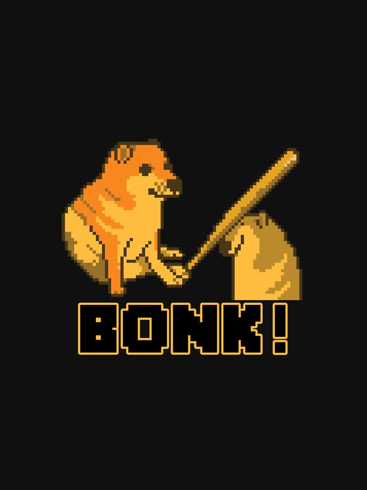 "Pixel Art Cheems Bonk Meme Pullover " T-shirt for Sale by LancKag ...