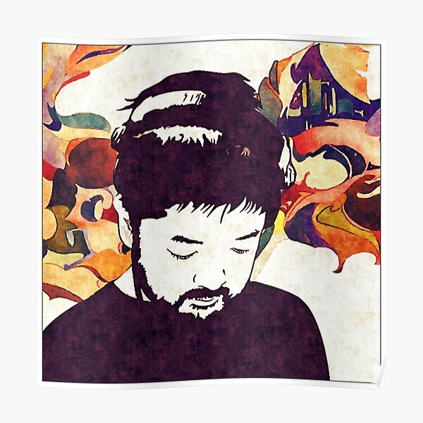 "Nujabes Plain (Color)" Poster by Heksjeger | Redbubble
