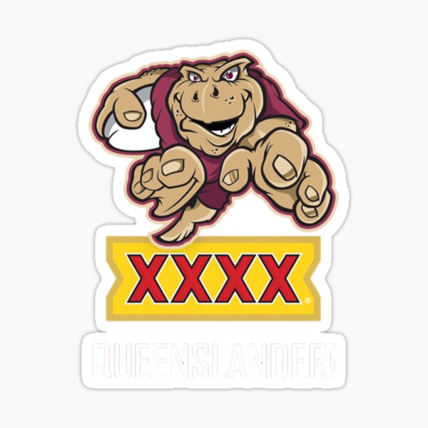 "queensland maroons " Sticker for Sale by StereoShirts | Redbubble