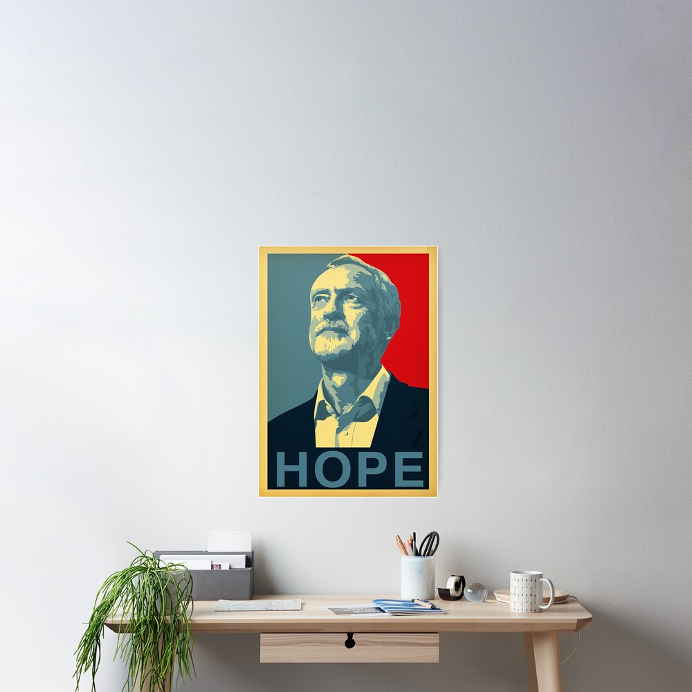 "Hope" Poster by corbynied | Redbubble